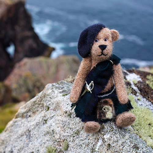Art & Collectibles Outlander Fraser tartan Outlander bear Scottish bear ...