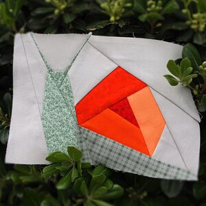 Tulip Paper Pieced Quilt Pattern in PDF - Etsy