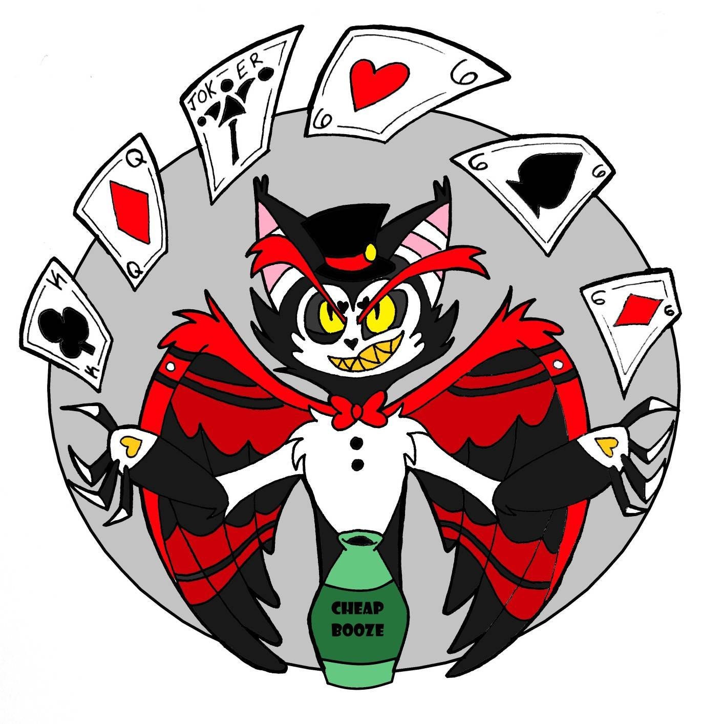 Hazbin Hotel Husk Portrait Limited Edition Enamel Pin - town-green.com