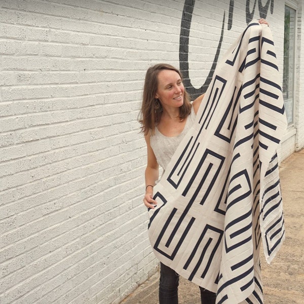 Mod Rectangles Quilt Pdf Mid-century Modern Geometric Quilt Pattern - Etsy