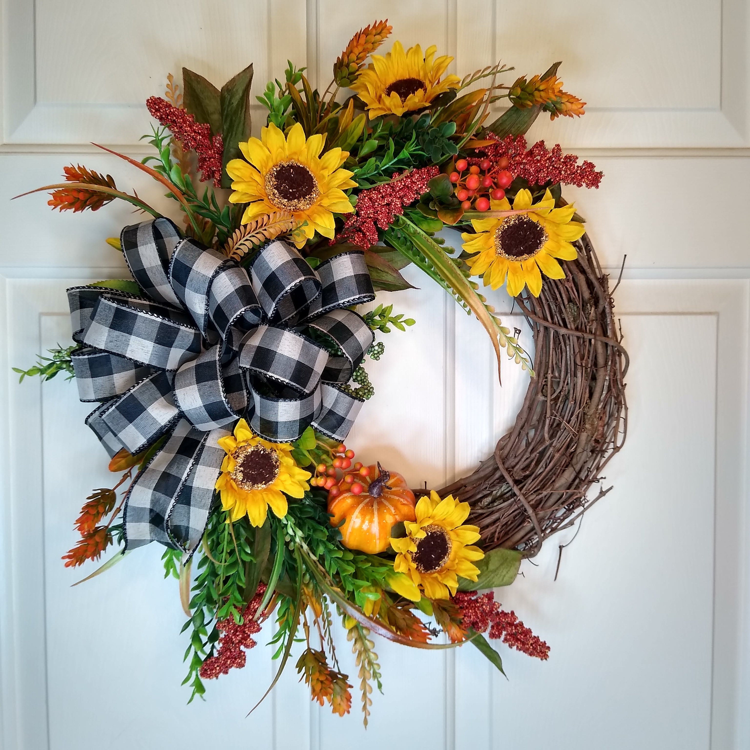 Handmade wreaths for any season holiday or by JudysWreathshop