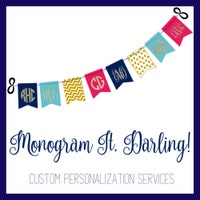 Sailboat Monogram Decal - Etsy