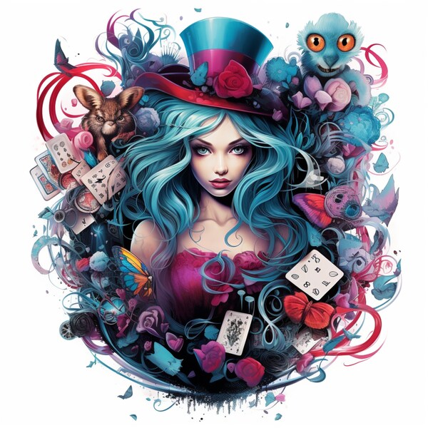 Halloween Mad Hatter ,digital Prints Halloween 2023 Spooky Season . Scary, Mad Hatter ...
