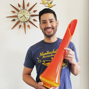 Vintage Fenton White Milk Glass Swung Stretch Hobnail Vase MCM 14 - Etsy