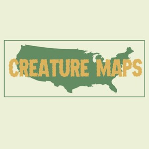 Georgia Art Print: Cryptids and Creatures of Georgia - Etsy