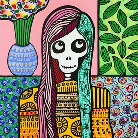 Original Mixed Media and Embroidery Art by Ray Dust by RayDustArt