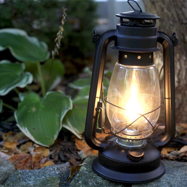 Electric Lantern Table Lamp RED 12 Electric Hurricane Lantern, On-off ...