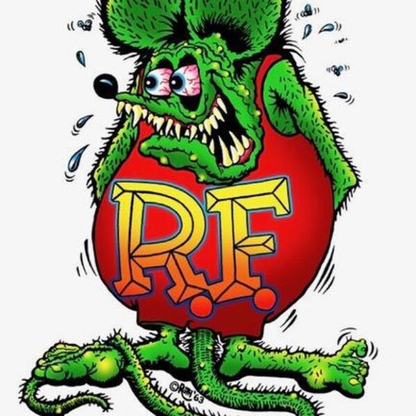 Official Rat Fink Wild Child T-shirt Ed Big Daddy Roth Men's Black Tee ...