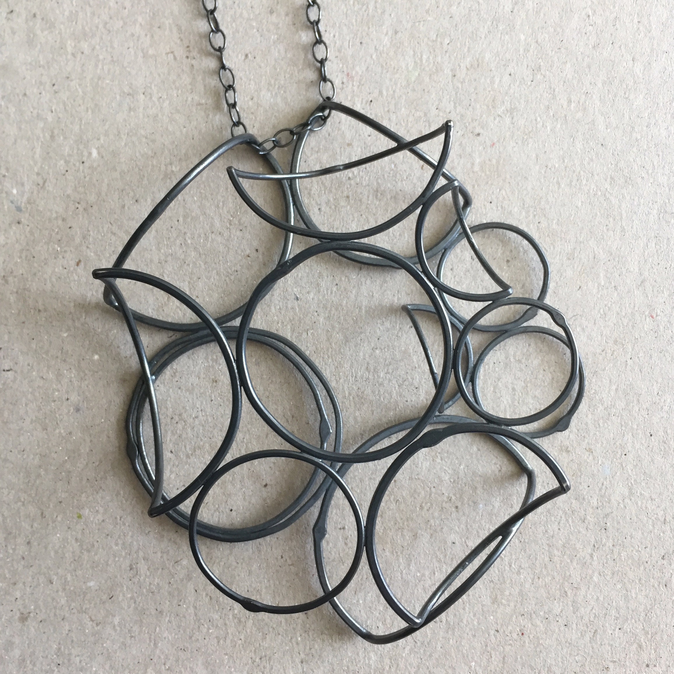 Minimal abstract handmade jewelry... by AmyTavernJewelry on Etsy