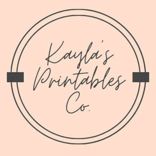 KaylasPrintablesCo - Etsy