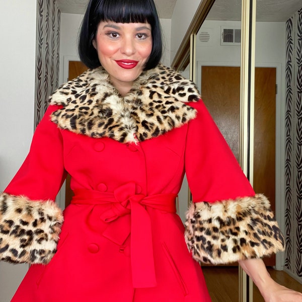 Vintage 50s / 60s Emma Domb Raspberry Pink Iridescent Pearls Sequins ...