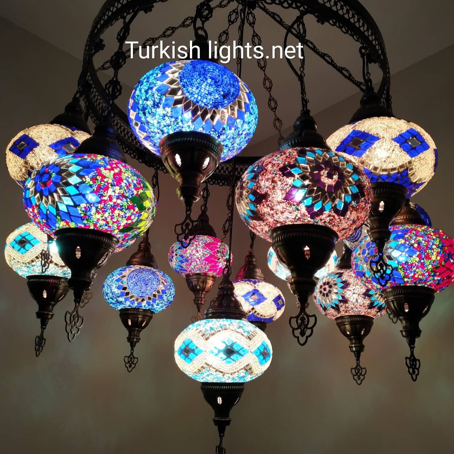 Turkish Mosaic Lamps Light Istanbul Turkey by TurkishLights