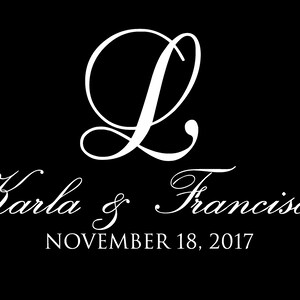 Custom Quinceanera Logo Quinceanera Monogram Digital Quince Gobo ...