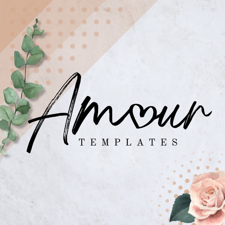 AmourTemplates - Etsy