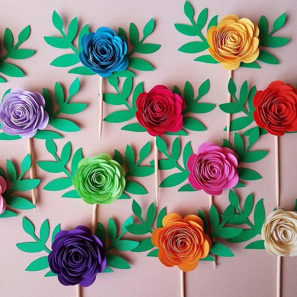 12 Inches Mario Flower Cutouts, Red Fire Flowers Party Decoration - Etsy