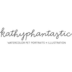 watercolor illustrated stickers magnets & by kathyphantastic