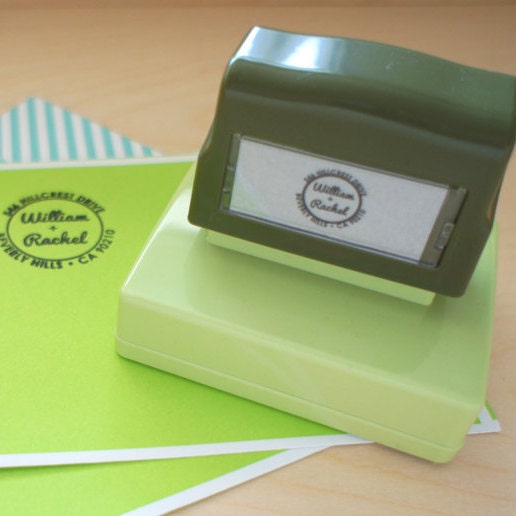 Custom Address Stamps Personalized Stamps Pre-inked. by MyStamp