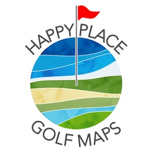 Pinehurst No.2 Golf Course Map Print, NC Golf Course Layout Print or ...