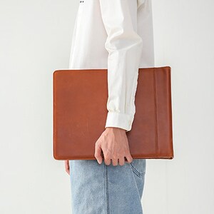 Personalized Vegan Slim Leather Portfolio, Custom Padfolio Folio for ...