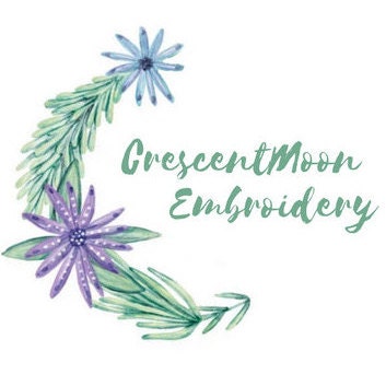 CrescentMoonMonogram - Etsy