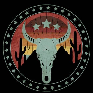 Aztec Western Bull Skull Png, Western PNG, Western PNG, Png File ...