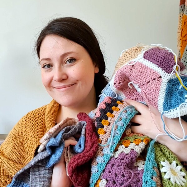 Hexadaisy Crochet Blanket Pattern US & UK Terms PDF Digital Download ...
