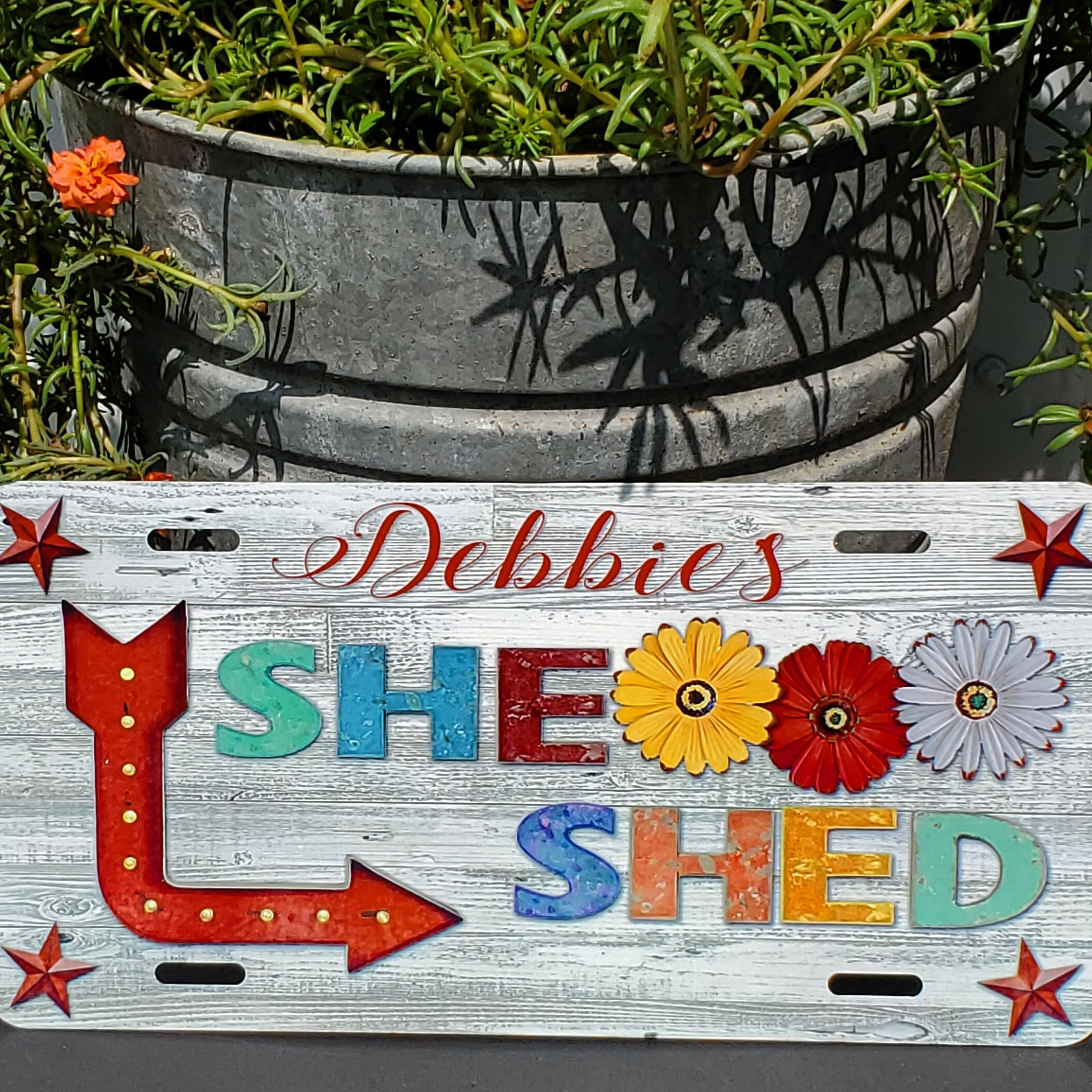 Home Décor Customize your own! SHE SHED Sign for Grandma Nana Mimi ...