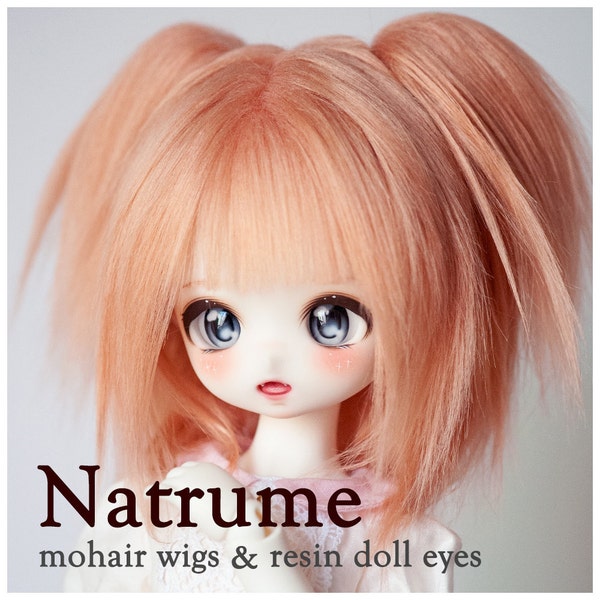 Cute Curly Short Doll Wig for Dollfie BJD SD MSD Fairyland Feeple60 ...