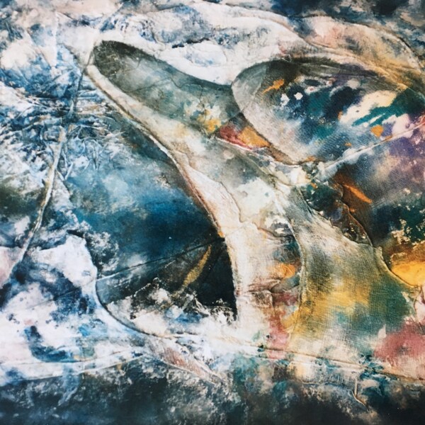 Abstract Painting Original Shellac Mixed Media - Etsy