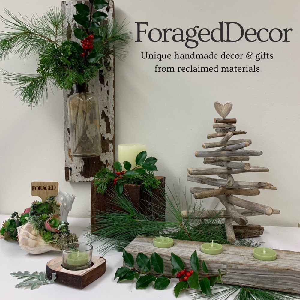Unique handmade decor & gifts from reclaimed by ForagedDecor