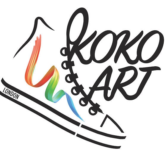 Koko Art Custom Painted Shoes Made to Order by Kokoartlondon