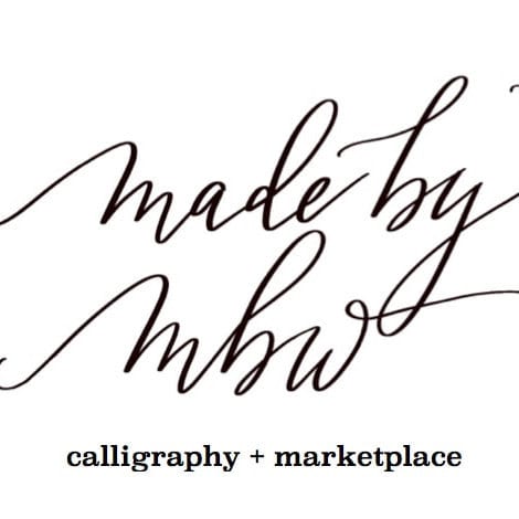 madebymbwcalligraphy - Etsy