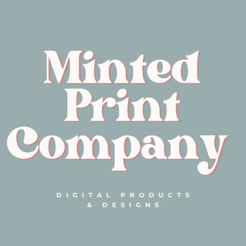 MintedPrintCompany - Etsy