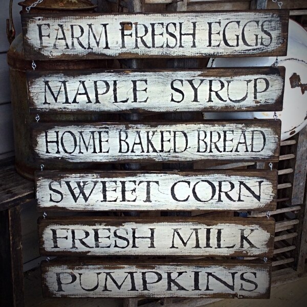 Handmade Primitive Wood Sign, Kitchen - Etsy