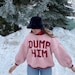 DUMP HIM Sweater Pattern - Etsy