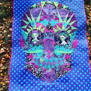 Tula Pink Sewing Themed Quilt - Etsy