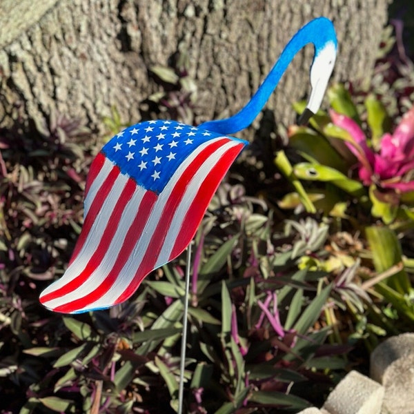 1 Large Egret Black Beak Bobbing Bird PVC Dancing Balancing Sculpture ...