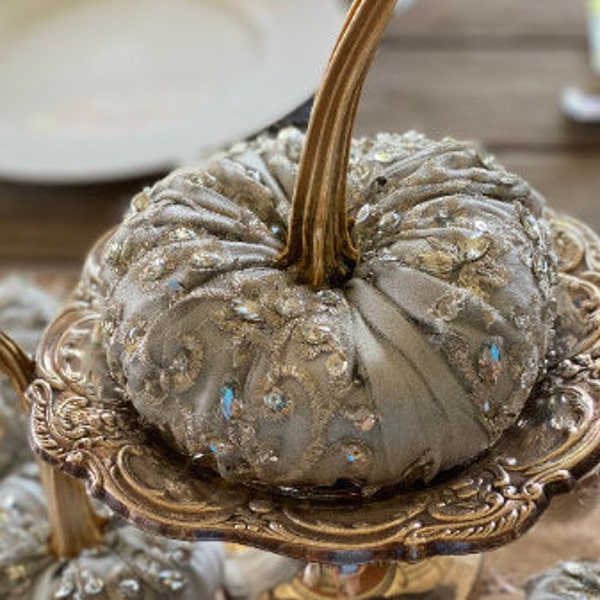 Fancy Aqua Blue Embroidered Fabric Carrots With Vintage Tulle Lace ...