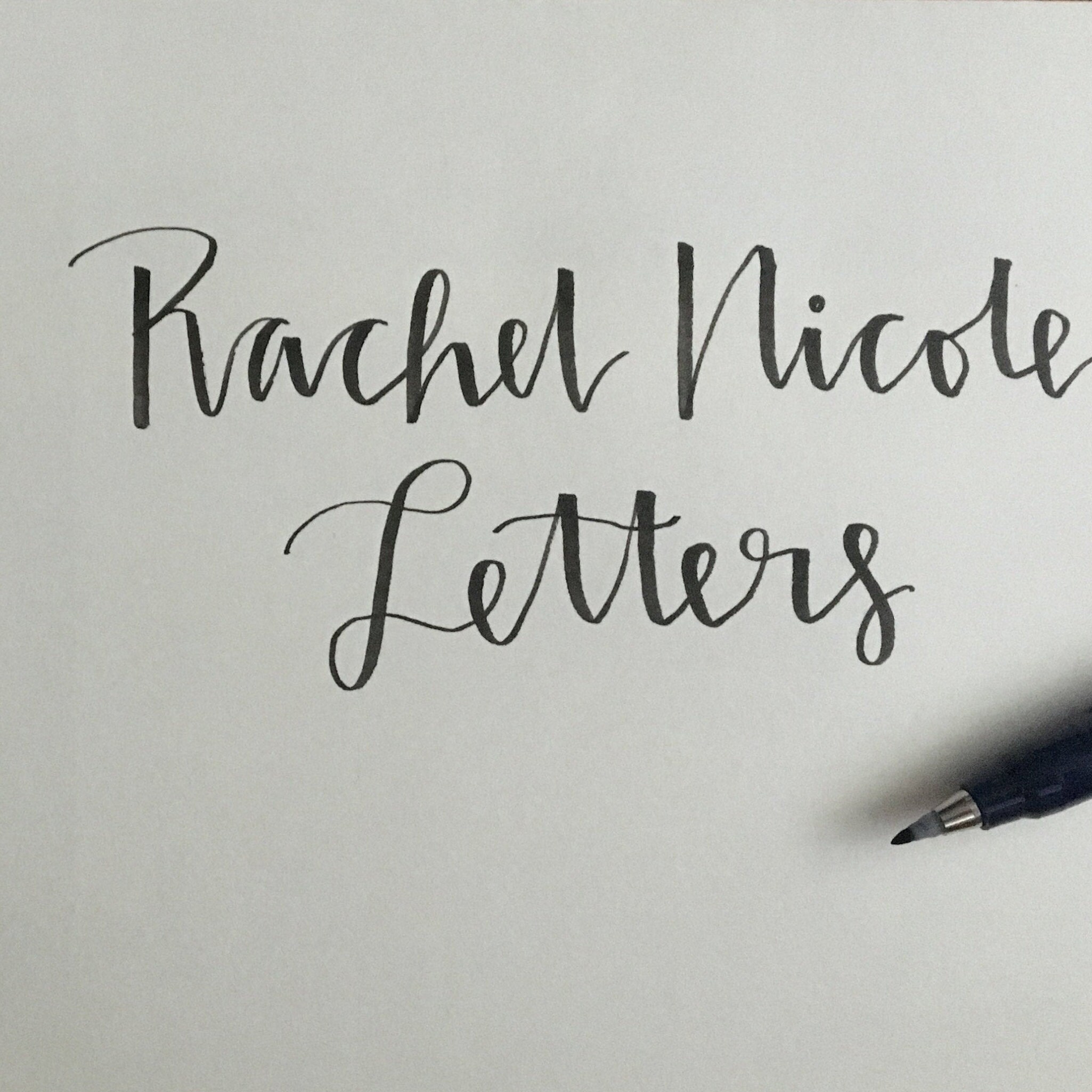 Custom Hand Lettered Pieces by RachelNicoleLetters on Etsy