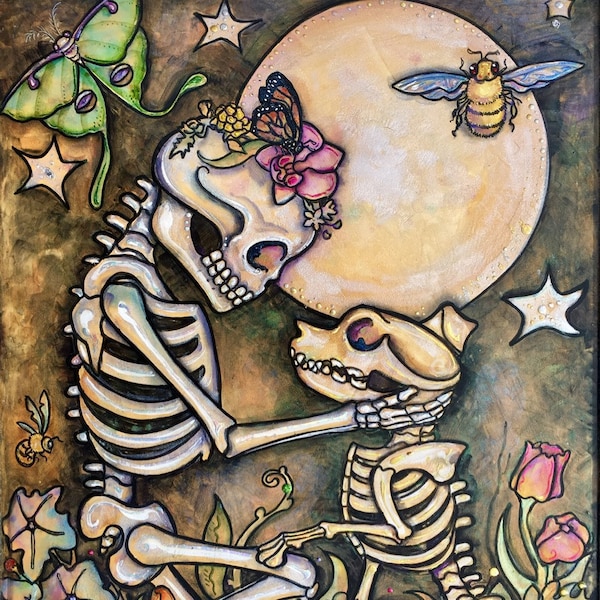 Briny Bubbles Original Pop Surrealism Painting by Lisa Luree - Etsy