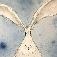 Hare Print William the Hare, Rabbit Print, Limited Edition Print - Etsy ...