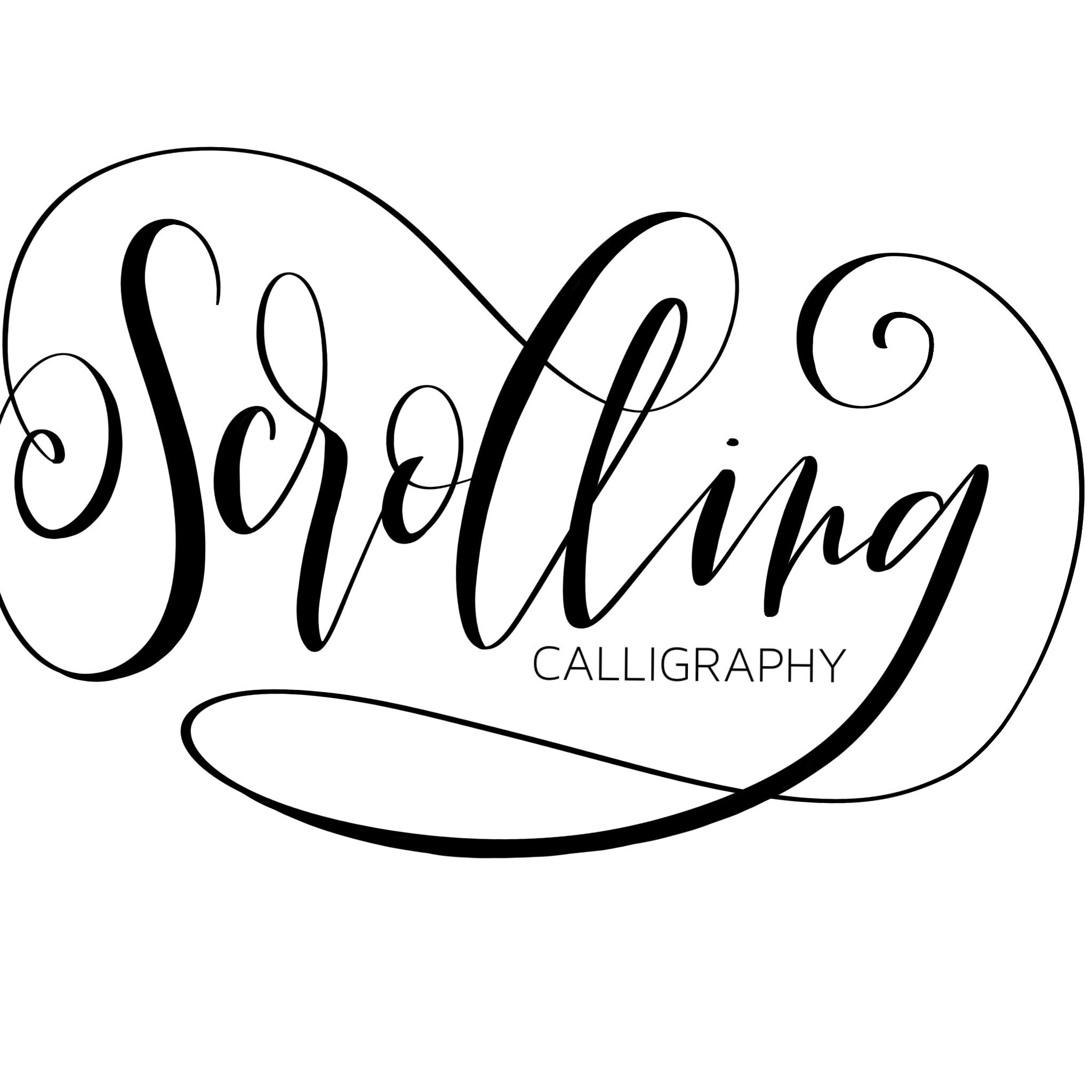 ScrollingCalligraphy - Etsy