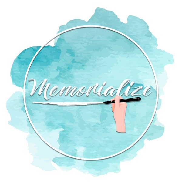 Personalized Watercolor Memorial Portrait on Canvas, Customizable ...