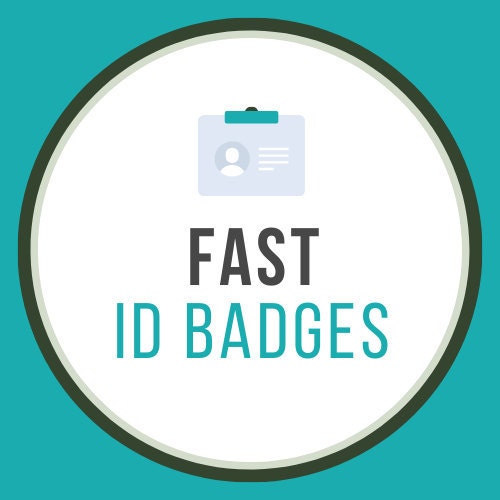 FastIDBadges - Etsy