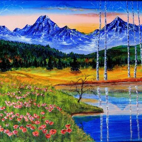 Affordable one-of-a-kind paintings by JillLoganOriginals on Etsy