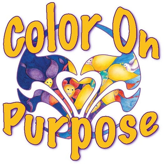 Coloring to encourage yourself & deepen by ColorOnPurpose on Etsy
