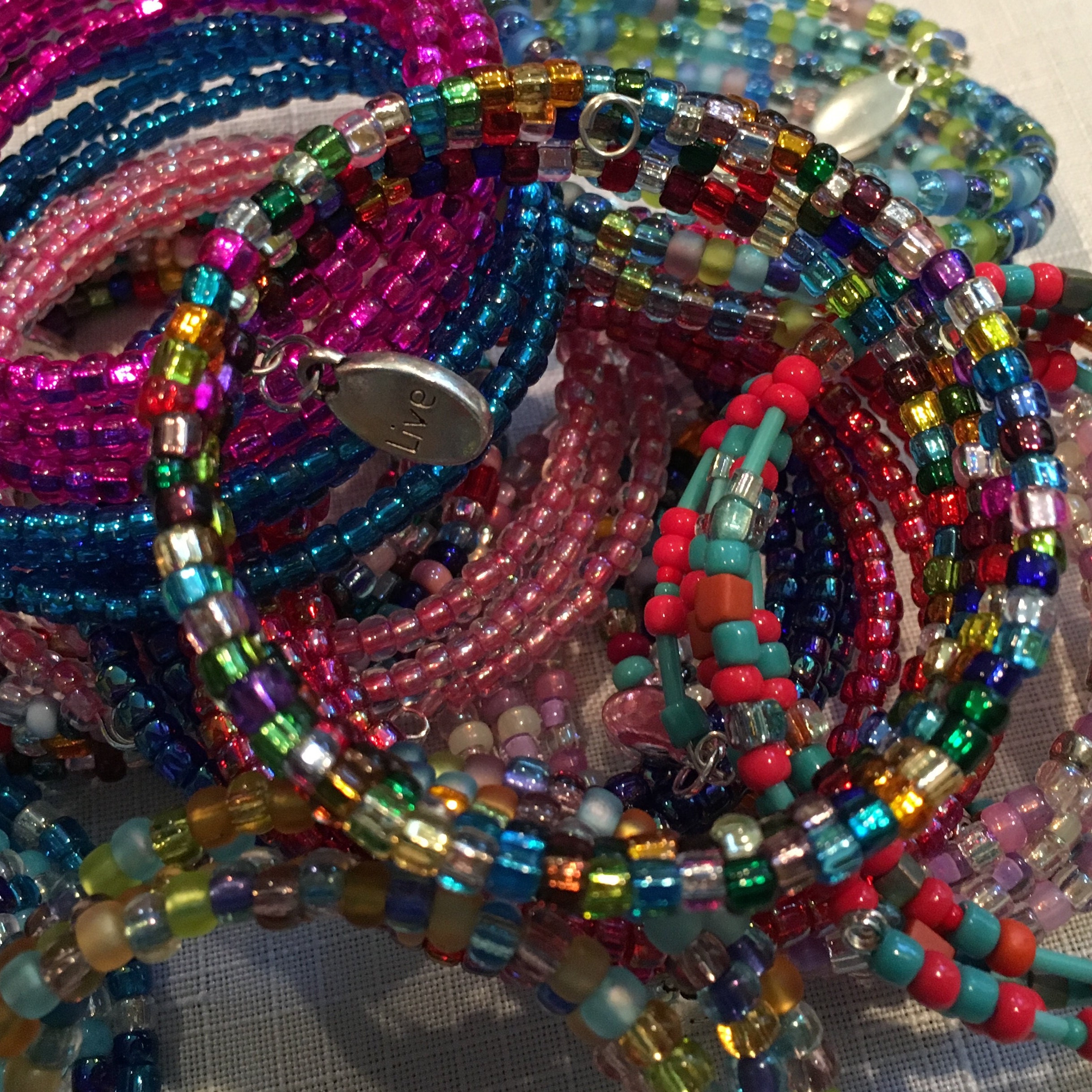 Clay Glass Gemstone by BellaElements on Etsy