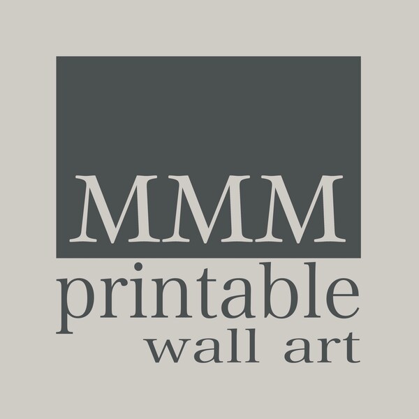 Minimalist Fern Blush Pink Cream Digital Artprintable Botanical ...