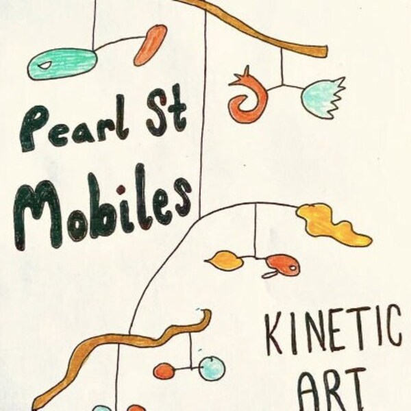 Out in the Big Blue Green Mobile, Hanging Mobile, Kinetic Mobile, Art ...