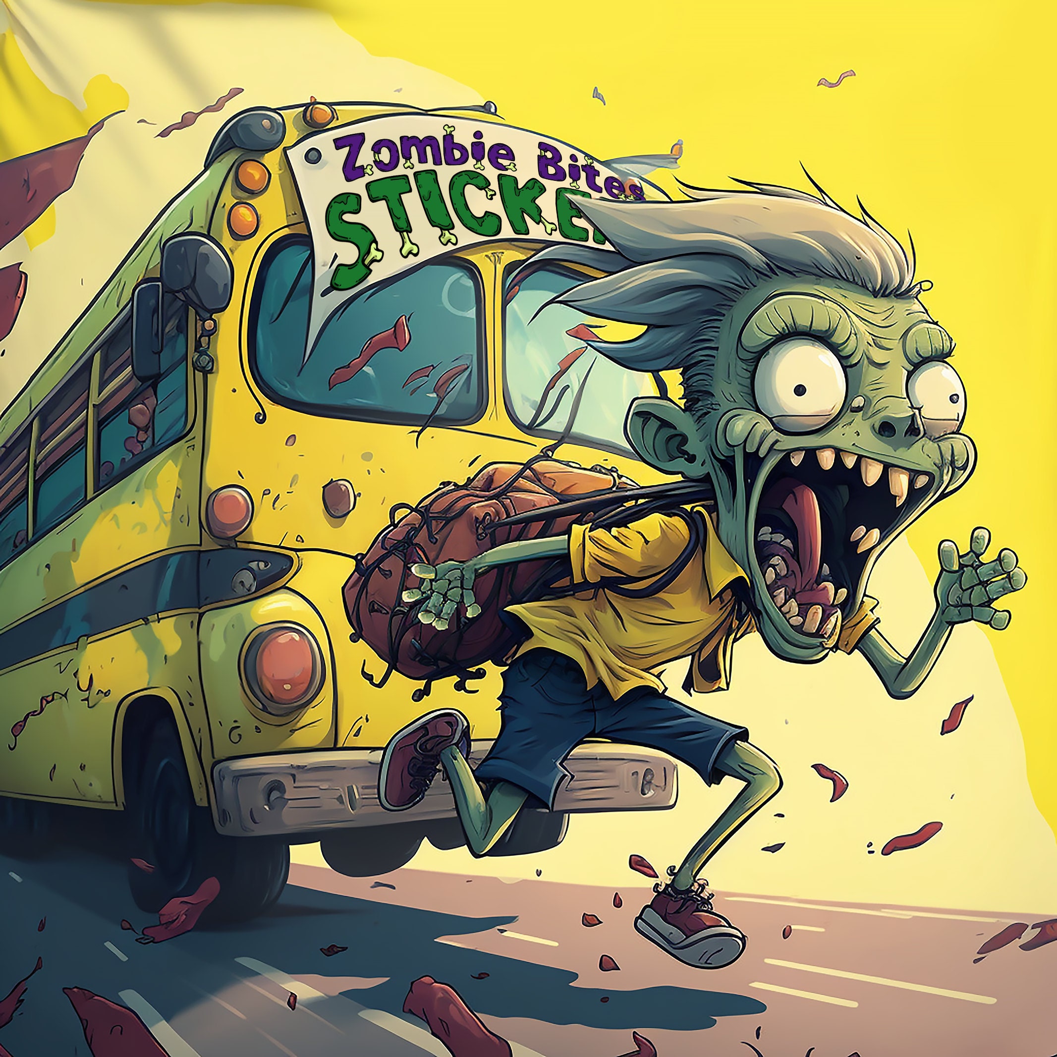 ZombieBitesStickers - Etsy